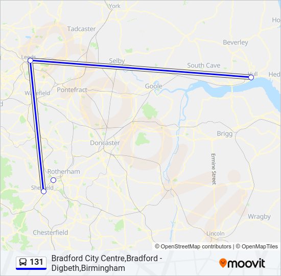 131 Route: Schedules, Stops & Maps - Hull (Updated)