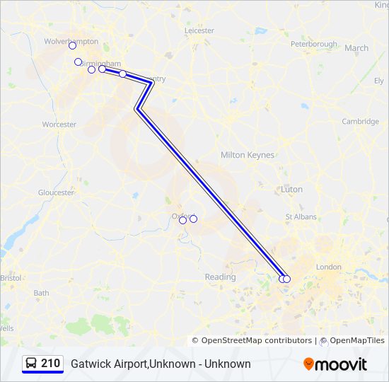 210 Route: Schedules, Stops & Maps - (Updated)