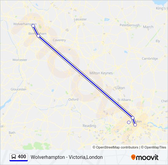 400 Route: Schedules, Stops & Maps - Walsall (Updated)