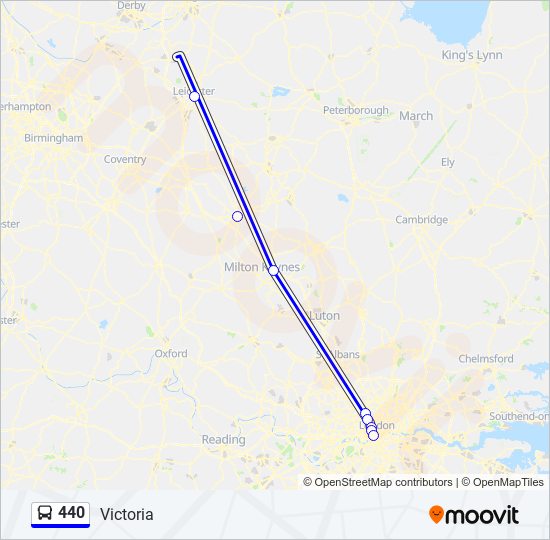 440 Route: Schedules, Stops & Maps - Victoria (Updated)