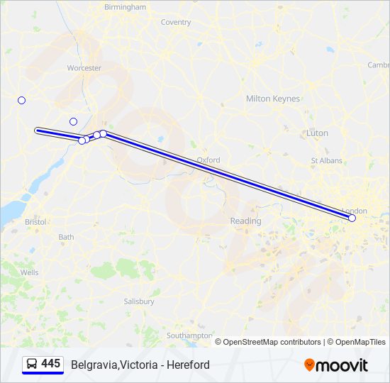 445 Route: Schedules, Stops & Maps - Victoria (Updated)