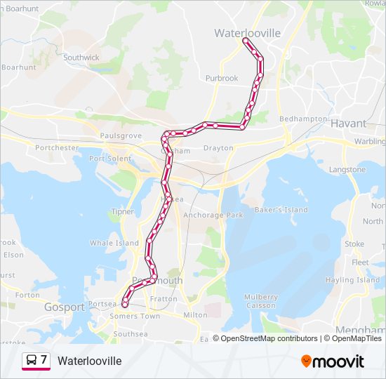 7 Route: Schedules, Stops & Maps - Waterlooville (Updated)