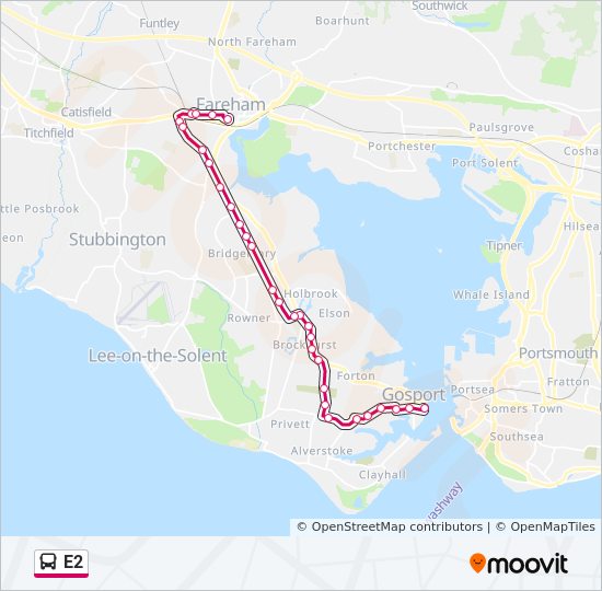 e2 Route: Schedules, Stops & Maps - (Updated)