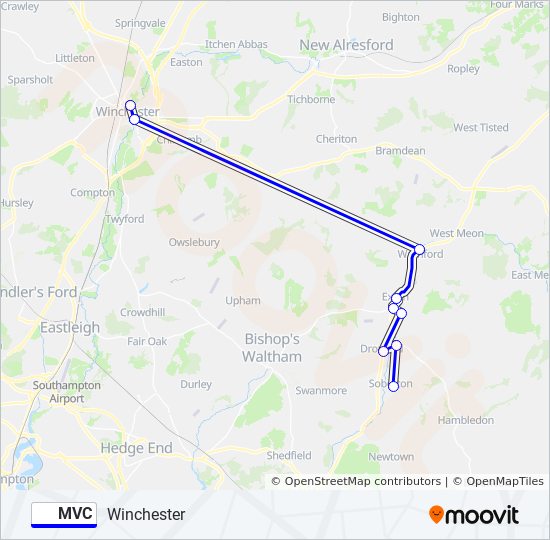 mvc Route: Schedules, Stops & Maps - Winchester (Updated)