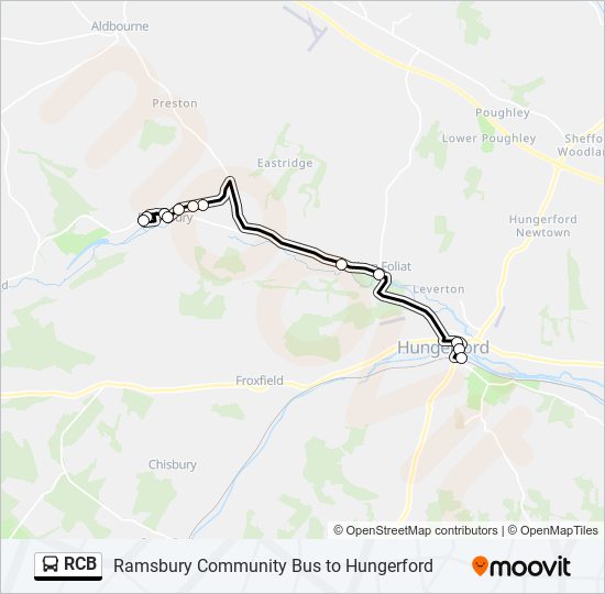 rcb Route: Schedules, Stops & Maps - Ramsbury (Updated)