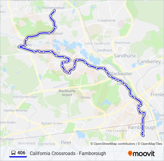 406 Route: Schedules, Stops & Maps - California Crossroads (Updated)