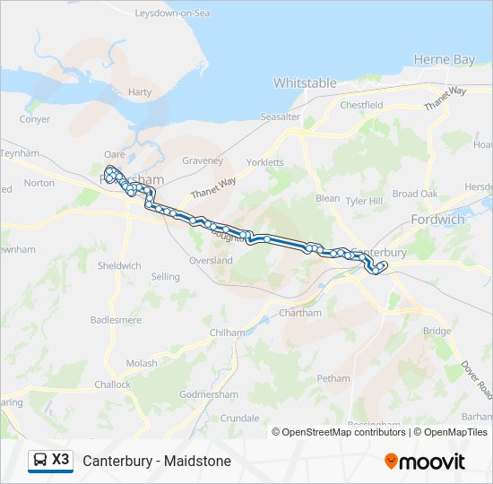 X3 Route: Schedules, Stops & Maps - Bysing Wood (Updated)