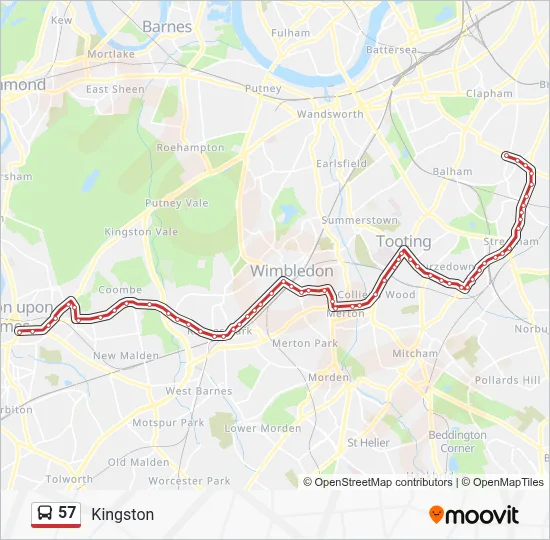 57 Route: Schedules, Stops & Maps - Kingston (Updated)