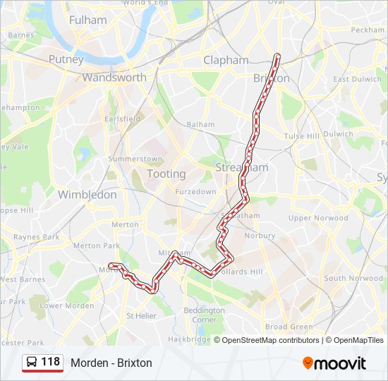 118 Route Schedules Stops Maps Morden Updated 118 Route Schedules Stops Maps Morden Updated