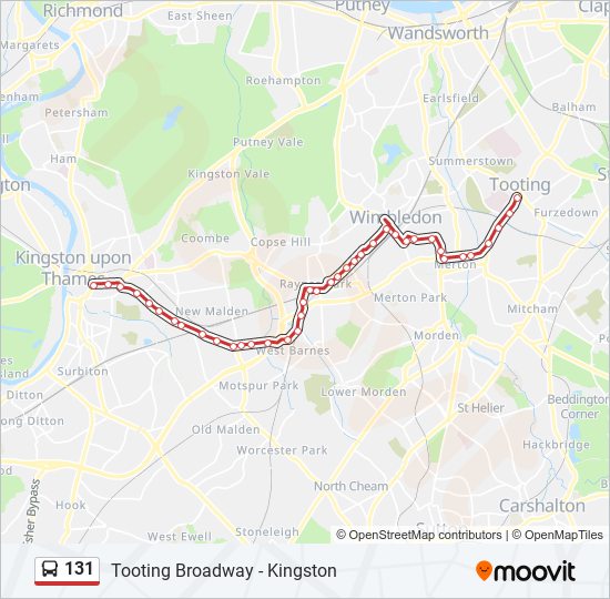 131 Route: Schedules, Stops & Maps - Kingston (Updated)
