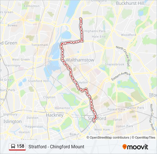 158 Route: Schedules, Stops & Maps - Stratford (Updated)