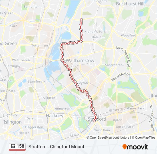 158 Route Schedules Stops Maps Chingford Mount Updated 158 Route Schedules Stops Maps Chingford Mount Updated