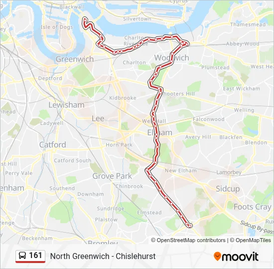 161 Route: Schedules, Stops & Maps - North Greenwich (Updated)