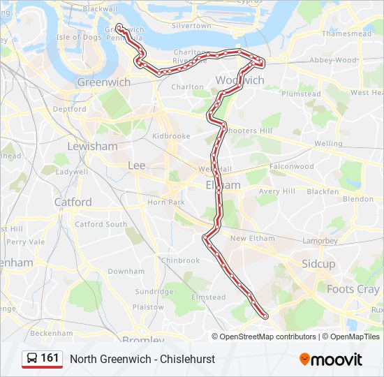 161 Route: Schedules, Stops & Maps - North Greenwich (Updated)