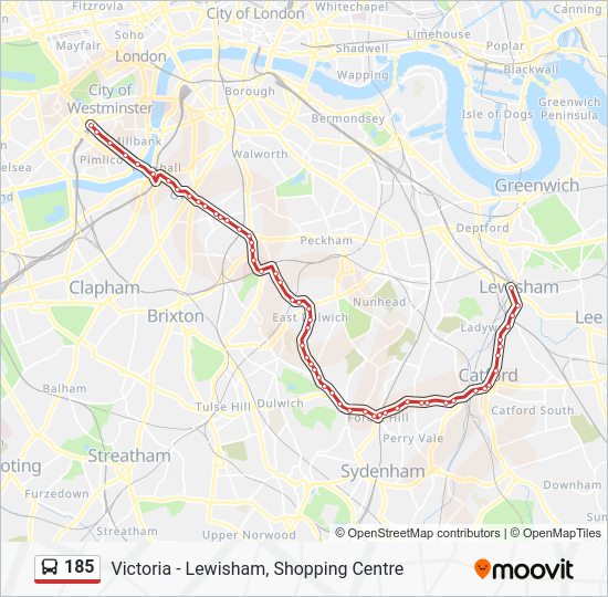 185 Route: Schedules, Stops & Maps - Victoria (Updated)
