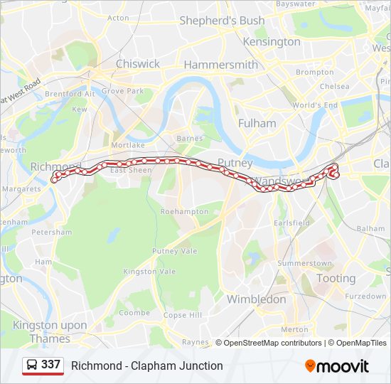 337 Route: Schedules, Stops & Maps - Richmond (Updated)