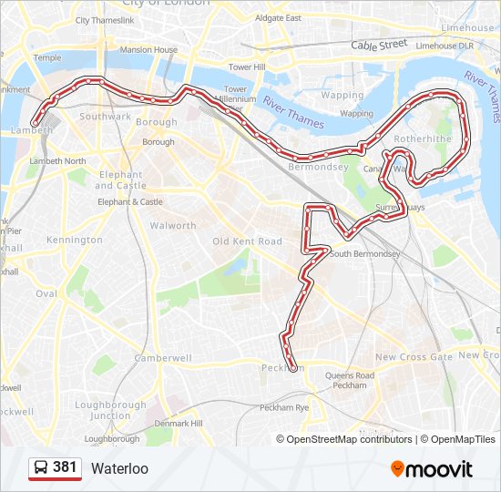 381 Route: Schedules, Stops & Maps - Waterloo (Updated)