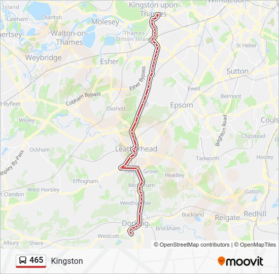 465 Route: Schedules, Stops & Maps - Kingston (Updated)