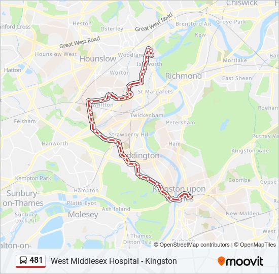 481 Route: Schedules, Stops & Maps - Kingston (Updated)
