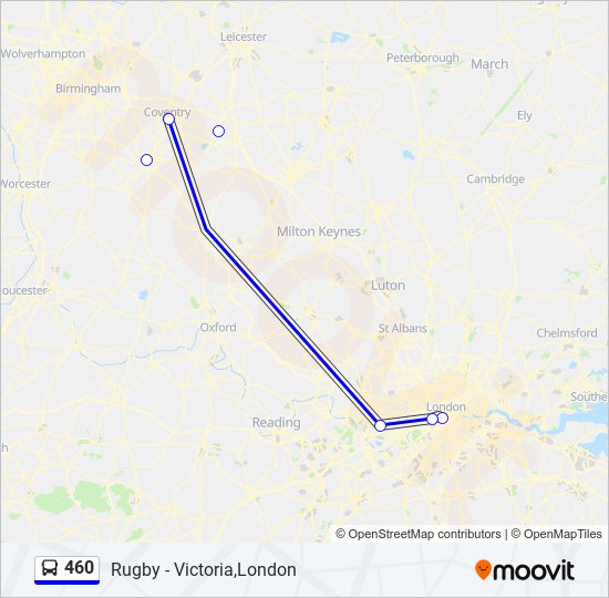 460 Route: Schedules, Stops & Maps - Victoria (Updated)