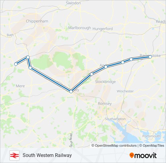 south western railway Route: Schedules, Stops & Maps - Frome (Updated)