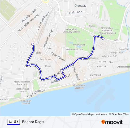 u7 Route: Schedules, Stops & Maps - Bognor Regis (Updated)