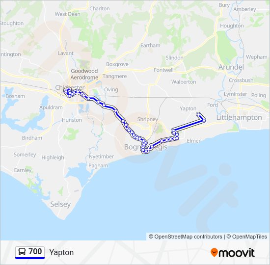 700 Route: Schedules, Stops & Maps - Yapton (Updated)