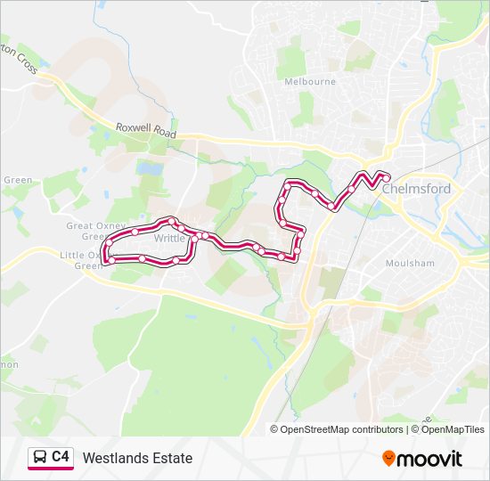 C4 Route: Schedules, Stops & Maps - Westlands Estate (Updated)