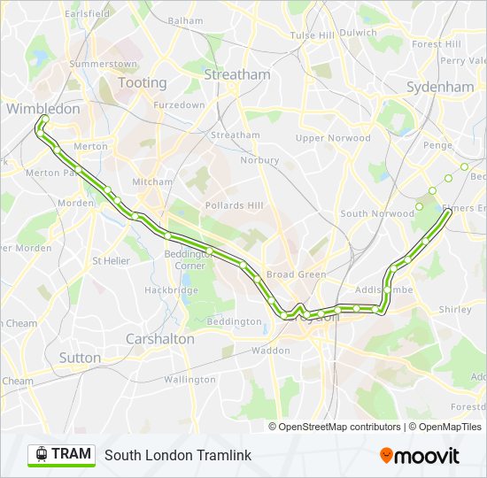 tram Route: Schedules, Stops & Maps - Wimbledon (Updated)