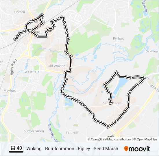 40 Route: Schedules, Stops & Maps - Send Marsh (Updated)
