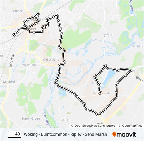 40 Route: Schedules, Stops & Maps - Send Marsh (Updated)