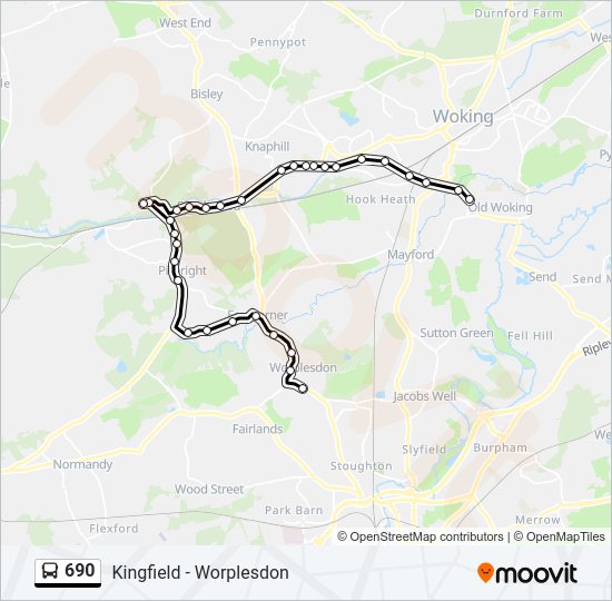 690 Route: Schedules, Stops & Maps - Kingfield (Updated)