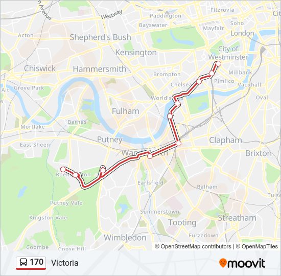 170 Route: Schedules, Stops & Maps - Victoria (Updated)