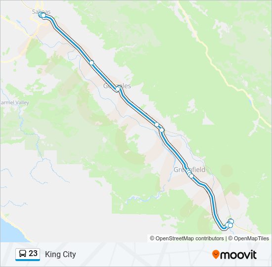 23 Route: Schedules, Stops & Maps - King City (Updated)