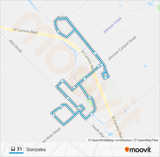 Ruta 31: horarios, paradas y mapas - Gonzales (Actualizado)
