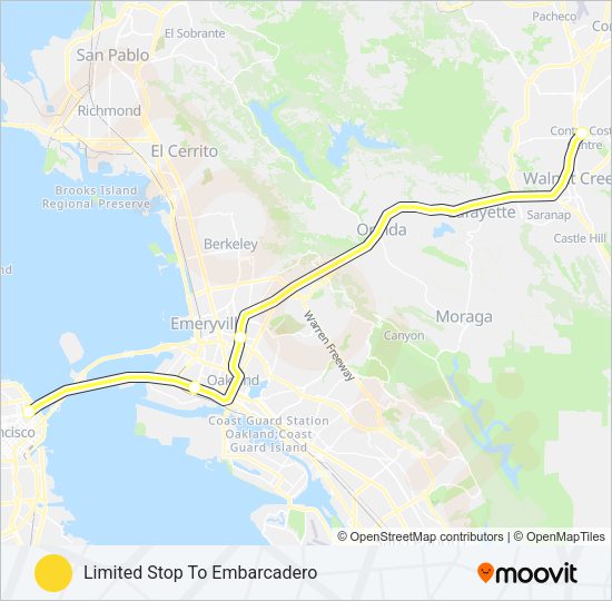 YELLOW Route: Schedules, Stops & Maps - Limited Stop To Embarcadero ...