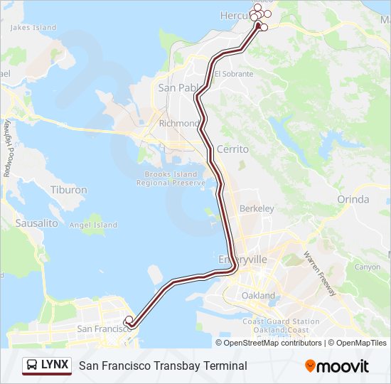lynx Route: Schedules, Stops & Maps - San Francisco Transbay Terminal ...