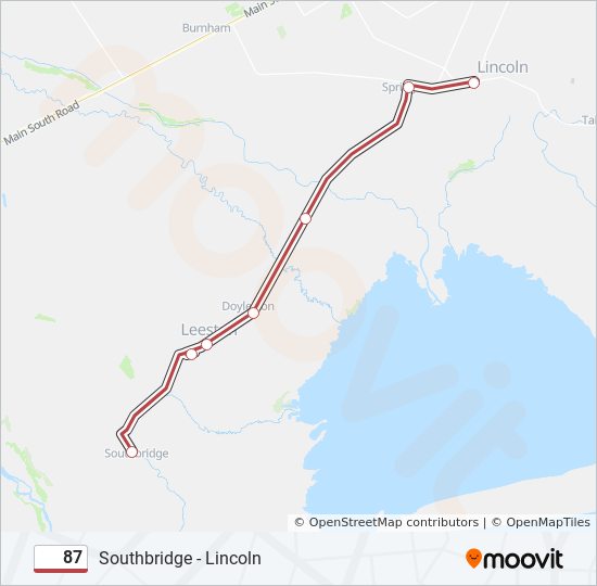 87 Route: Schedules, Stops & Maps - Lincoln (Updated)