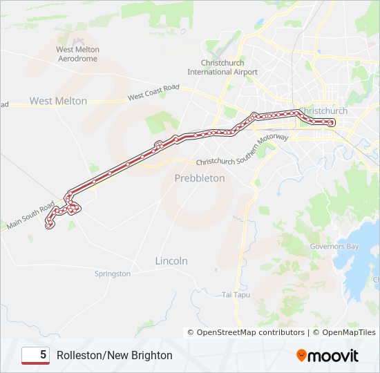 5 Route: Schedules, Stops & Maps - City & Ara Institute Express (Updated)
