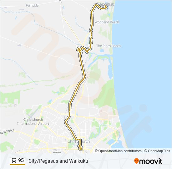 95 Route: Schedules, Stops & Maps - City & Ara Institute (Updated)