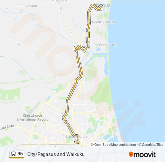 95 Route: Schedules, Stops & Maps - Pegasus (Updated)