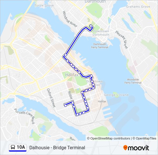 10a Itinéraire: Horaires, Arrêts & Plan - 10a Bridge Terminal (mis à jour)