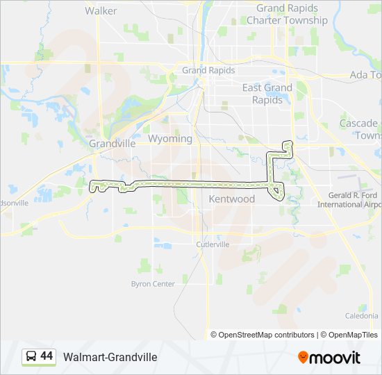 44 Route: Schedules, Stops & Maps - Grandville (Updated)