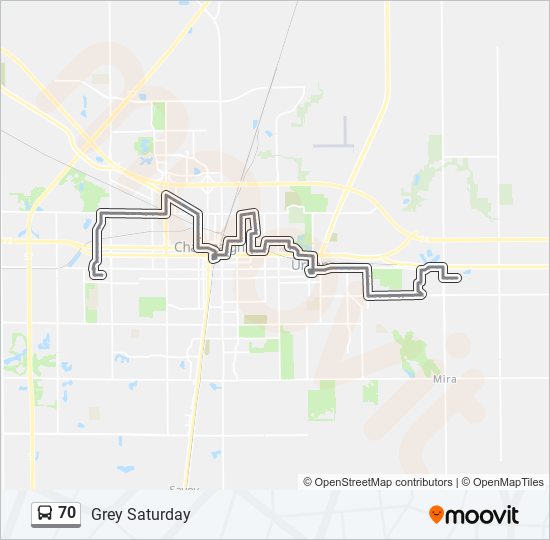 70 Route: Schedules, Stops & Maps - Lincoln Square - Urbana Walmart ...