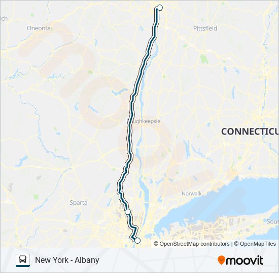 Ruta greyhound us0201: horarios, paradas y mapas - New York Port ...