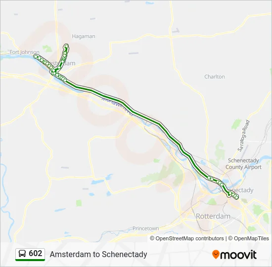 602 Route: Schedules, Stops & Maps - Schenectady To Amsterdam Via Ahs ...