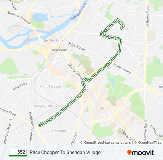 352 Route: Schedules, Stops & Maps - Price Chopper To Sheridan Village ...