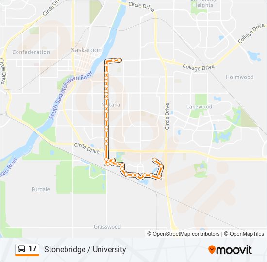 17 Route: Schedules, Stops & Maps - Stonebridge (Updated)