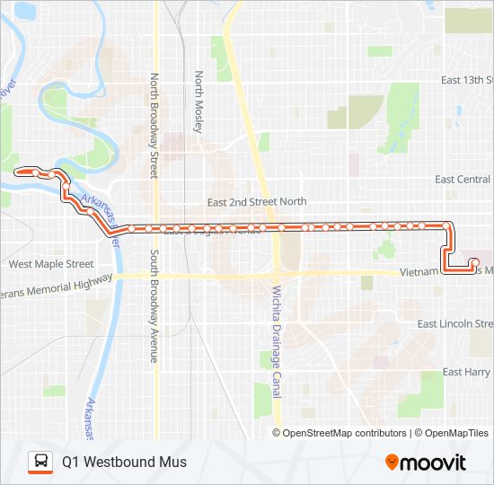 qline clifton t Route: Schedules, Stops & Maps - Q1 Westbound Mus (Updated)