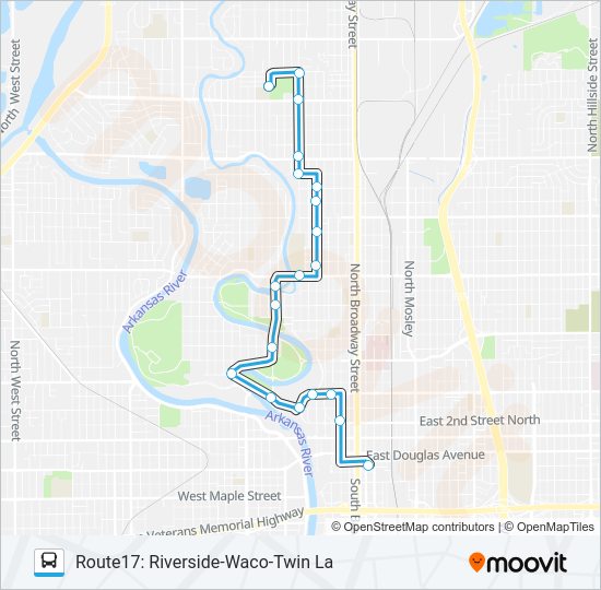 Ruta ROUTE17 RIVERSI: horarios, paradas y mapas - Route 17 Inbound ...